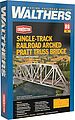 Walthers 143' Single-Track Railroad Arched Pratt Truss Bridge