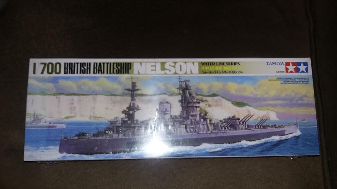 British Nelson Battleship Boat -- Plastic Model Military Ship Kit -- 1/ ...