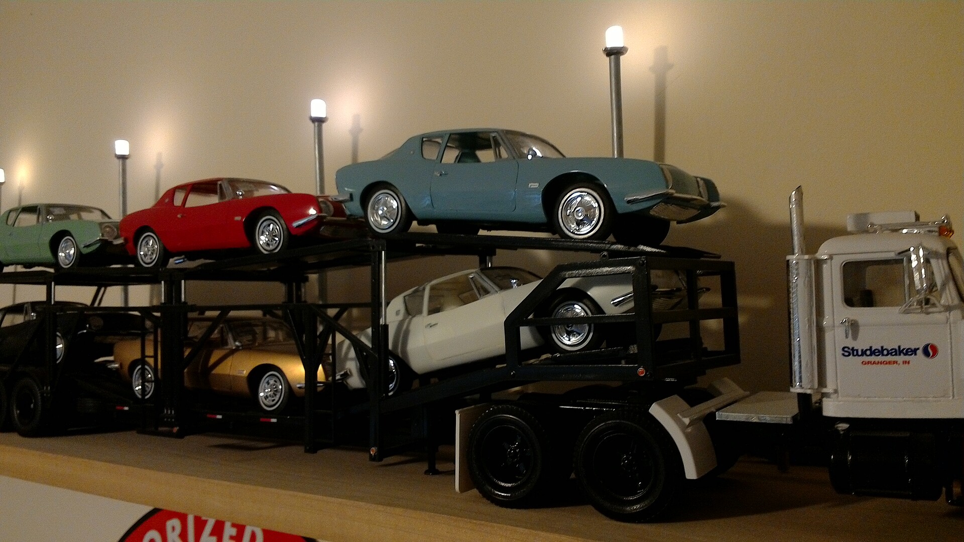 Auto Transport Trailer -- Plastic Model Trailer Kit -- 1/25 Scale ...