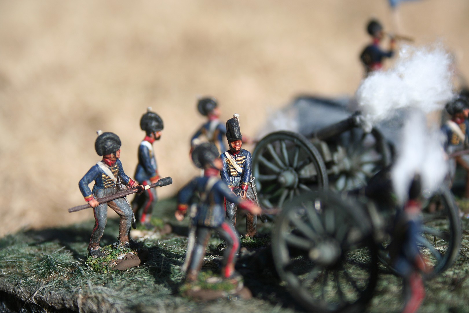 Waterloo British Artillery -- Plastic Model Military Figure Kit -- 1/72 ...