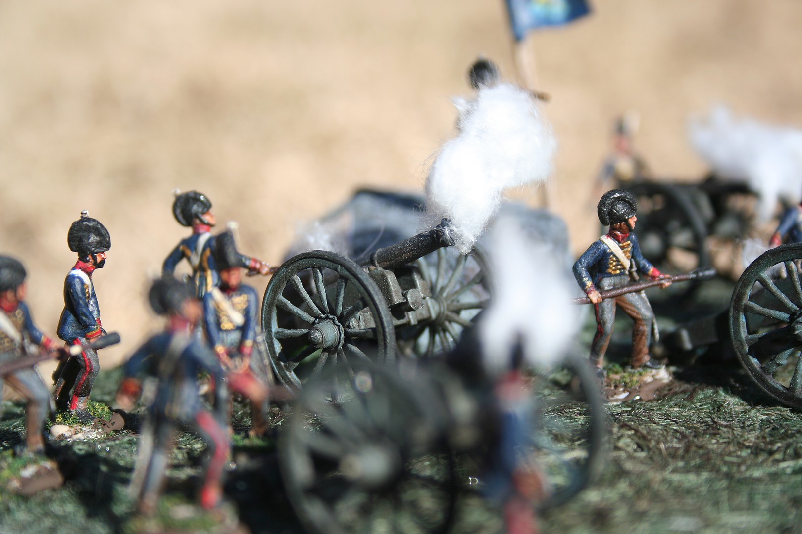 Waterloo British Artillery -- Plastic Model Military Figure Kit -- 1/72 ...