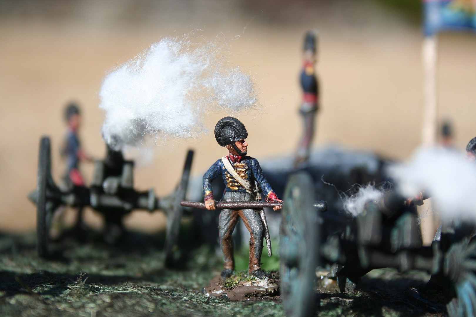 Waterloo British Artillery -- Plastic Model Military Figure Kit -- 1/72 ...