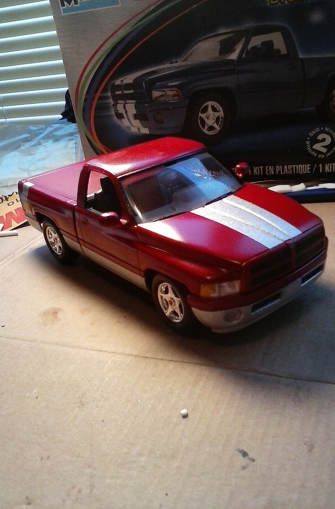 Dodge Ram VTS Pickup Truck -- Plastic Model Truck Kit -- 1/25 Scale ...