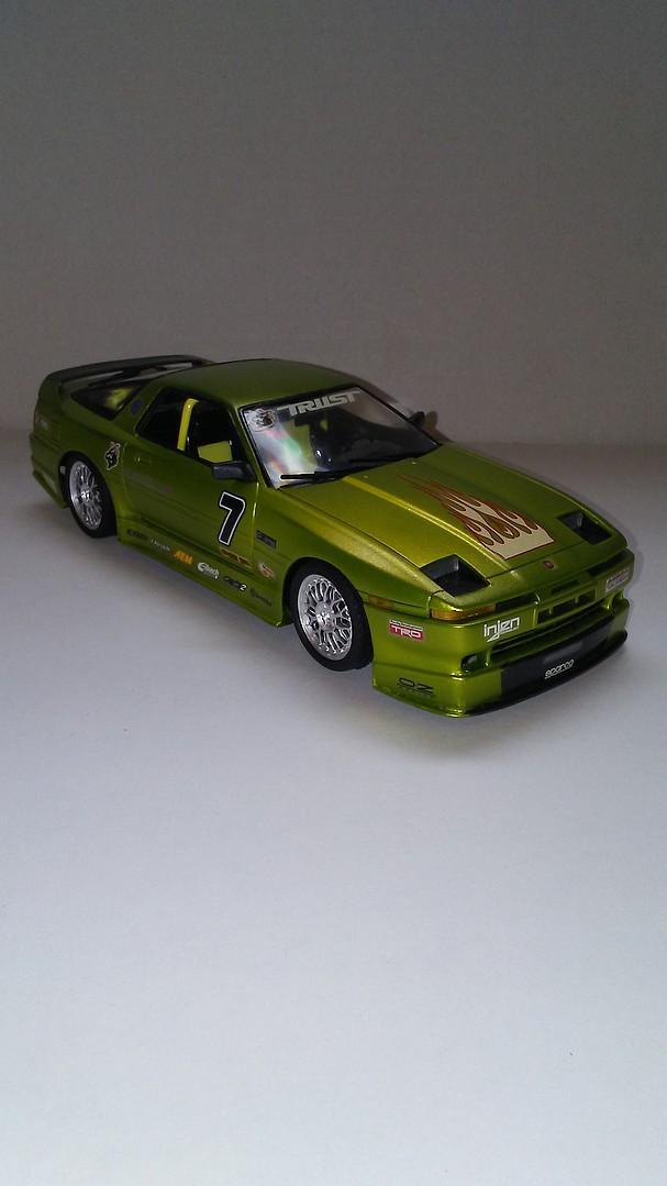 Toyota Supra 3000 GT Turbo A Sports Car -- Plastic Model Car Kit -- 1/ ...