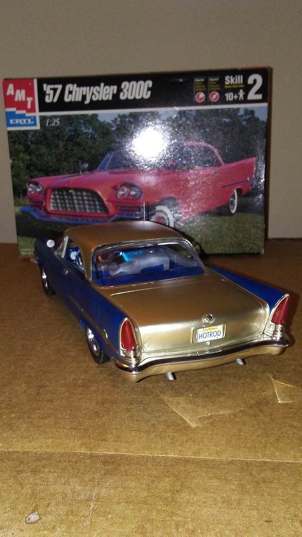 1957 Chrysler 300 -- Plastic Model Car Kit -- 1/25 Scale -- #1100-12 ...