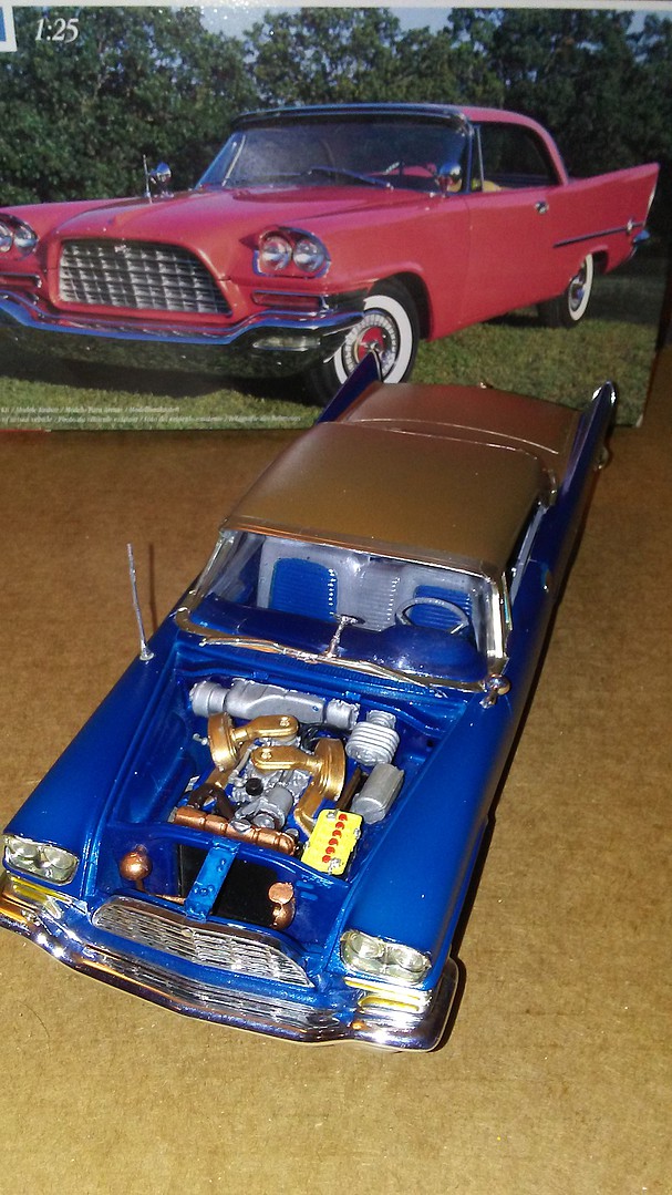 1957 Chrysler 300 -- Plastic Model Car Kit -- 1/25 Scale -- #1100-12 ...