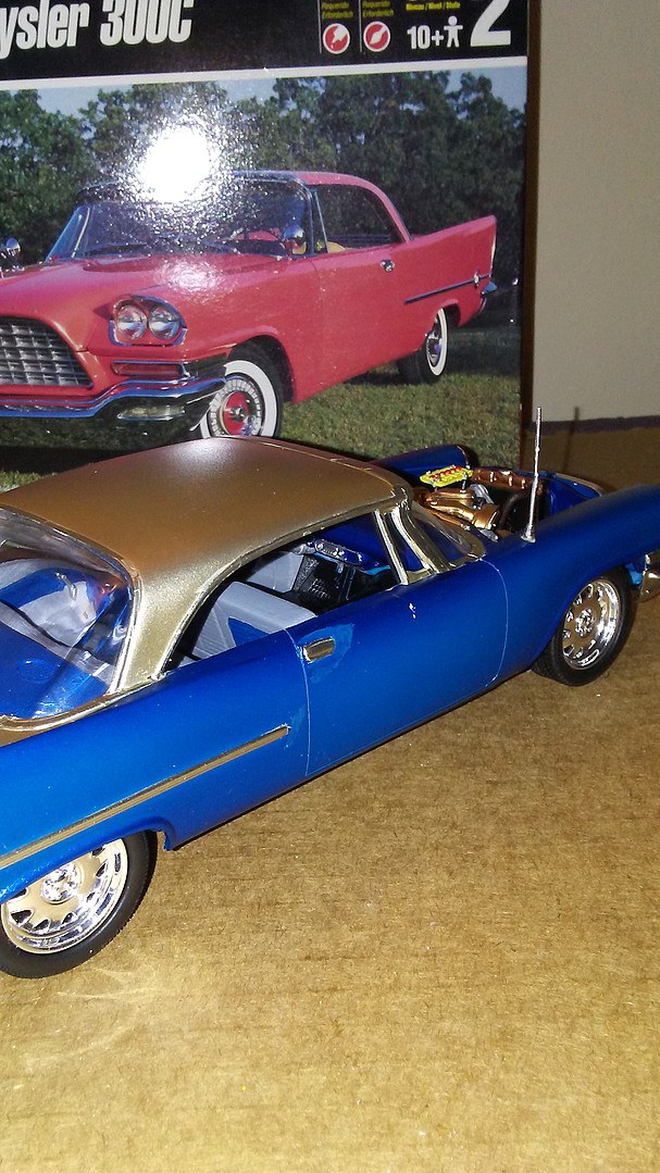 1957 Chrysler 300 -- Plastic Model Car Kit -- 1/25 Scale -- #1100-12 ...
