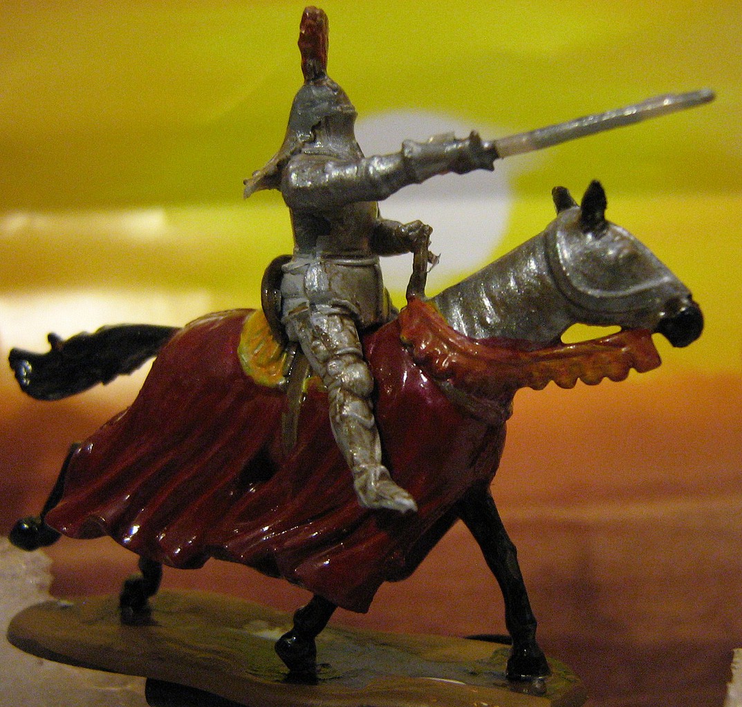 Medieval Crested Knights -- Plastic Model Military Figure Kit -- 1/72 ...