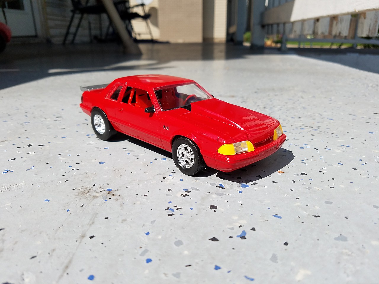 1990 Mustang LX 5.0 Drag Racer -- Plastic Model Car Kit -- 1/25 Scale ...