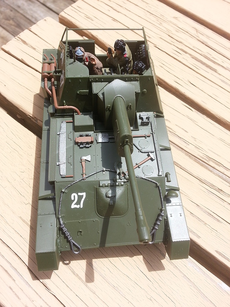 Russian Self-Propelled Gun SU-76M -- Plastic Model Military Vehicle Kit -- 1/35 Scale -- #35348 ...