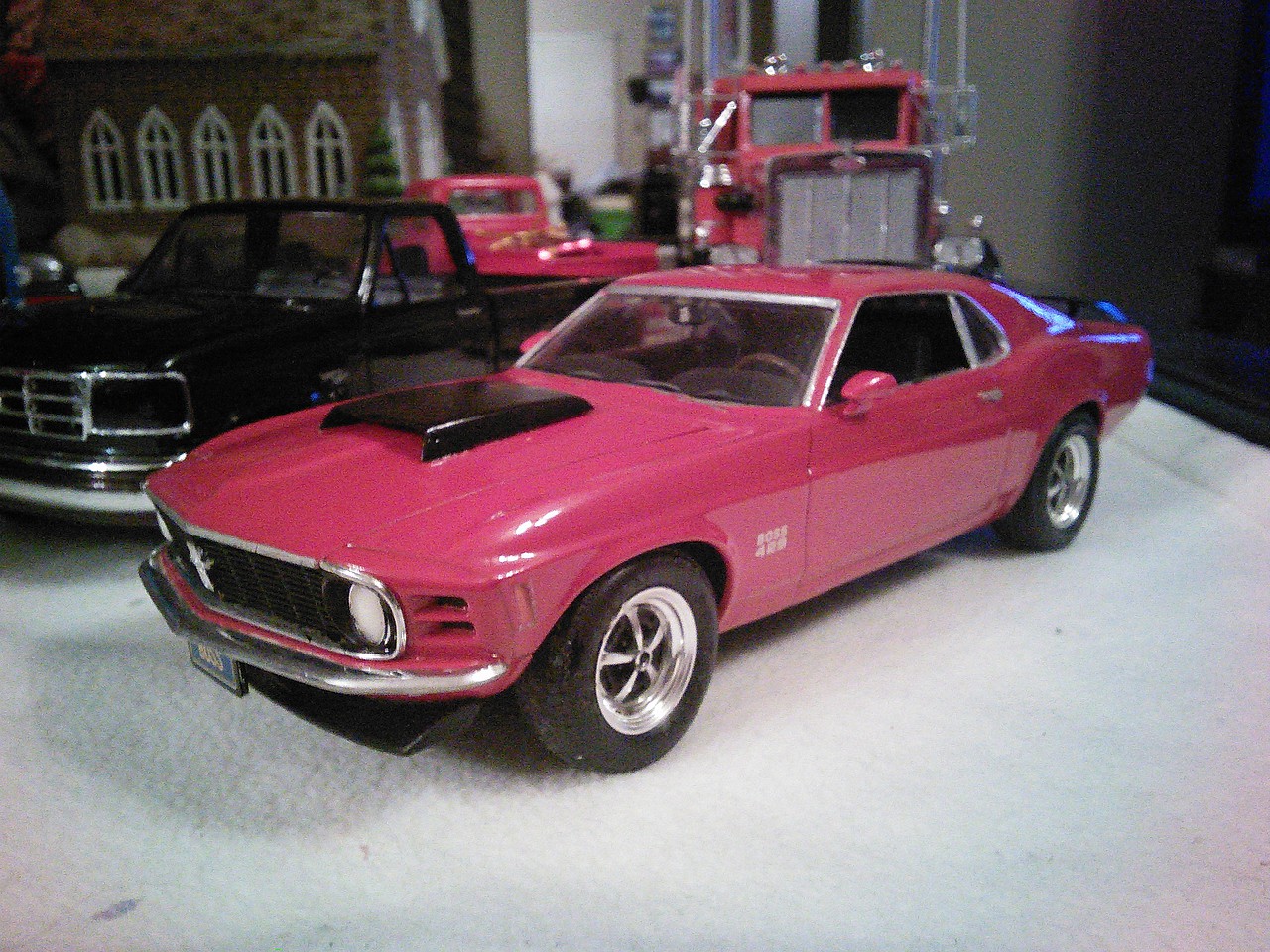 1970 Boss 429 Mustang 3'n1 -- Plastic Model Car Kit -- 1/24 Scale ...