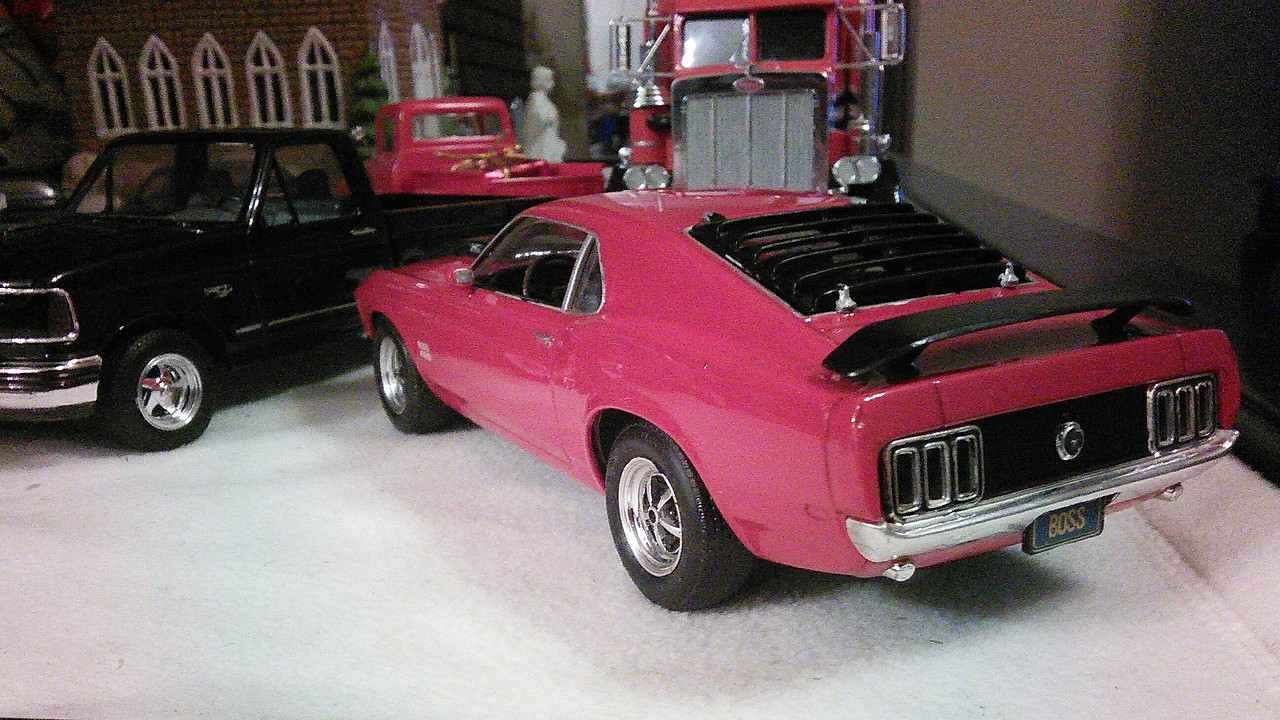 1970 Boss 429 Mustang 3'n1 -- Plastic Model Car Kit -- 1/24 Scale ...
