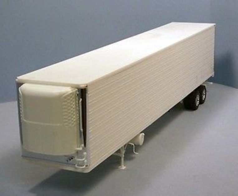 53' Trailer with Reefer Option -- Plastic Model Vehicle Kit -- 1/25 ...