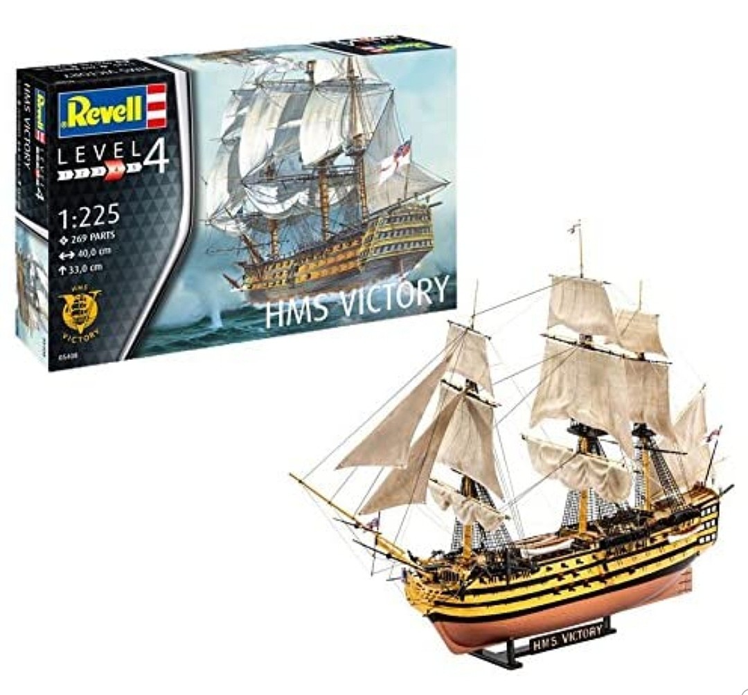 HMS Victory -- Plastic Model Sailing Ship Kit -- 1/225 Scale -- #05408 ...