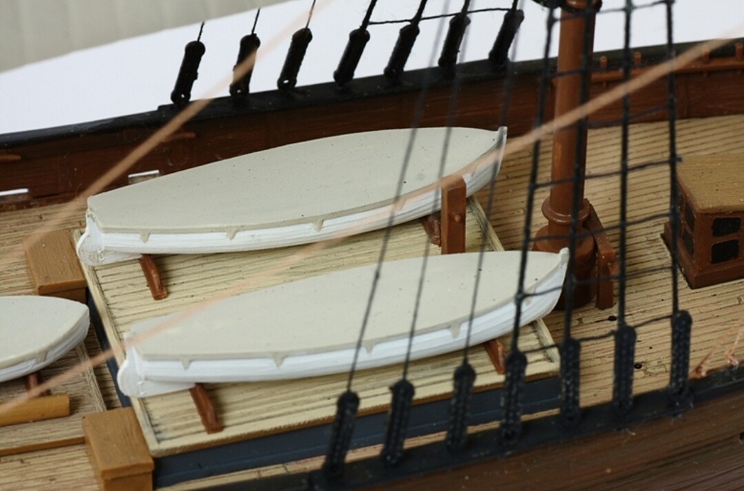 English Brigantine -- 1/100 Scale -- Plastic Model Military Ship ...