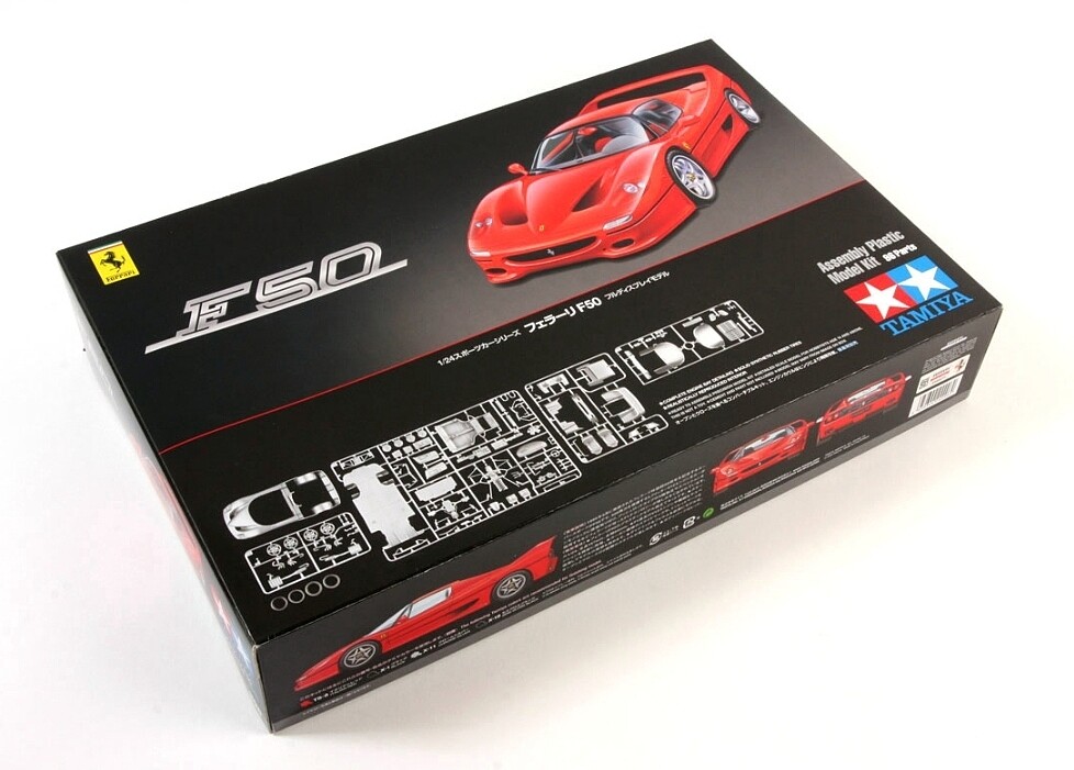 Ferrari F50 -- Plastic Model Car Kit -- 1/24 Scale -- #24296 pictures ...