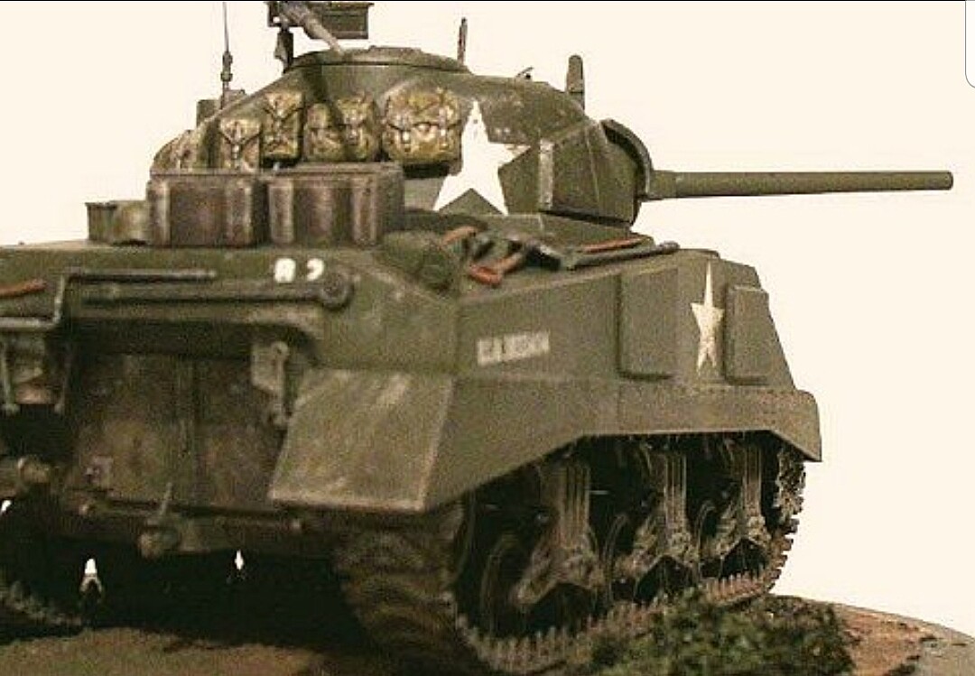 Model Tank Kit Tamiya 1/35 Scale M4 Sherman | Military Vehicle Assembly | Plastic Model Building ...