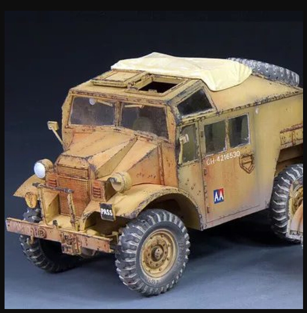 British 25 Pounder Gun/Quad -- Plastic Model Military Vehicle Kit -- 1/ ...