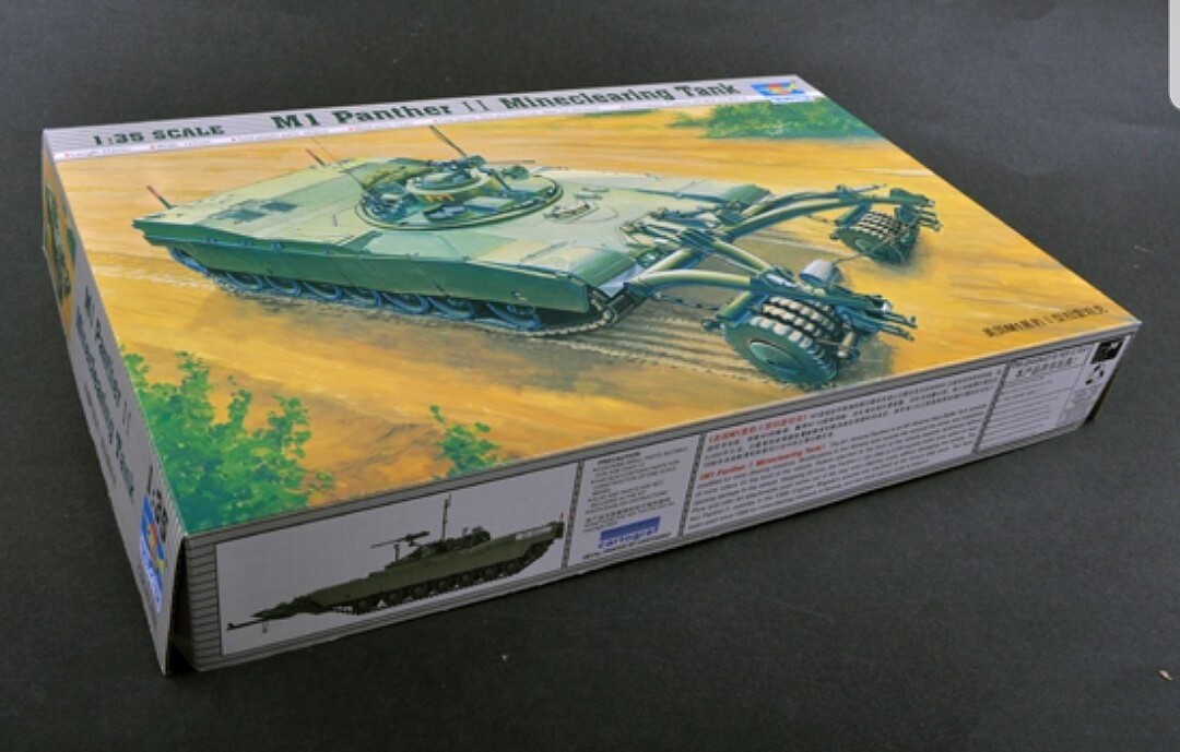 M1 Panther II Mine Clearing Tank -- Plastic Model Military Vehicle Kit ...