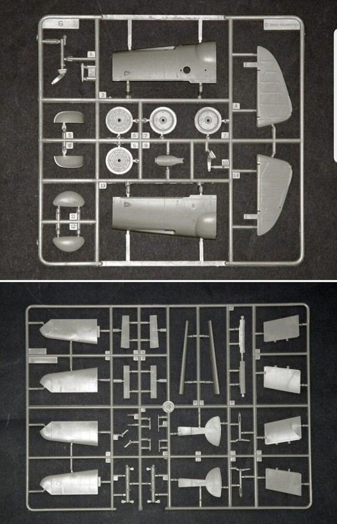 Messerschmitt Bf109 G-6 Early Version -- Plastic Model Airplane Kit ...