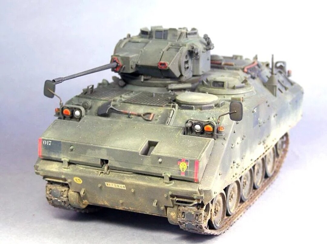 NATO Armored Infantry Vehicle w/25mm Turret -- Plastic Model Military ...