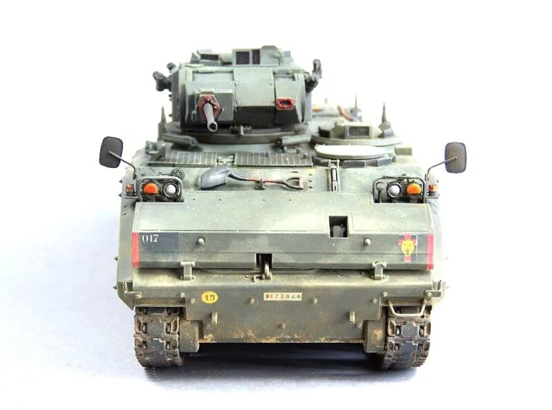 NATO Armored Infantry Vehicle w/25mm Turret -- Plastic Model Military ...