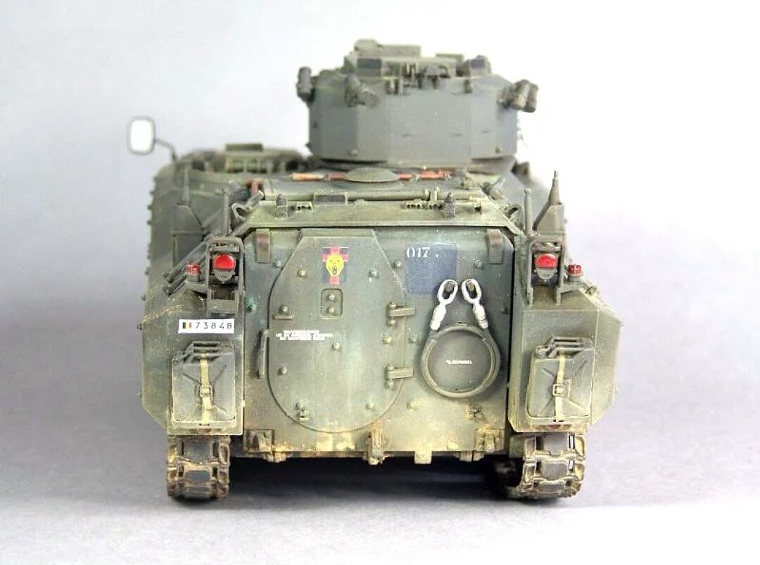 NATO Armored Infantry Vehicle w/25mm Turret -- Plastic Model Military ...