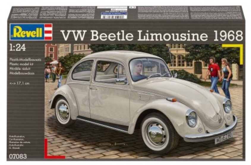 VW Kafer 1500 (Limousine) -- Plastic Model Car Kit -- 1/24 Scale ...