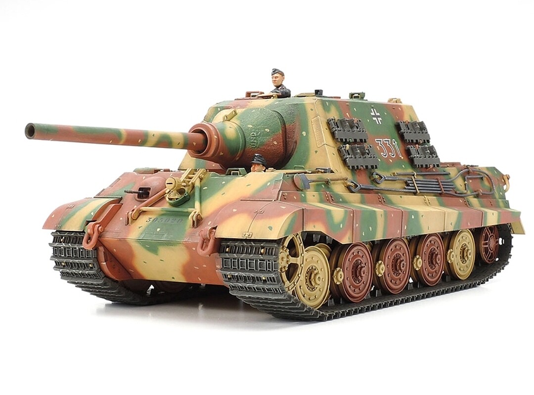German JagdTiger Tank Destroyer -- Plastic Model Military Vehicle Kit ...