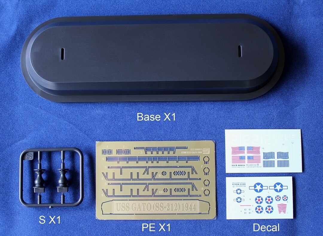 WWII USS Gato SS212 Fleet Submarine 1944 -- Plastic Model Ship Kit -- 1 ...