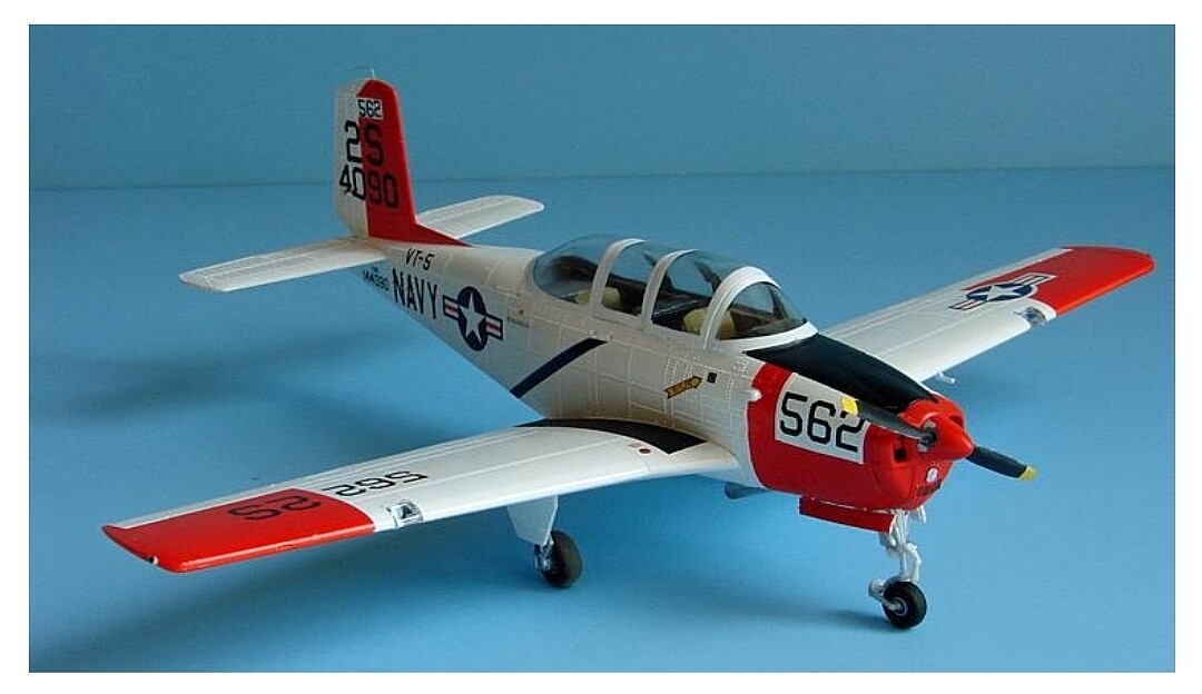 Beechcraft T-34A/B Mentor -- Plastic Model Airplane Kit -- 1/48 Scale ...