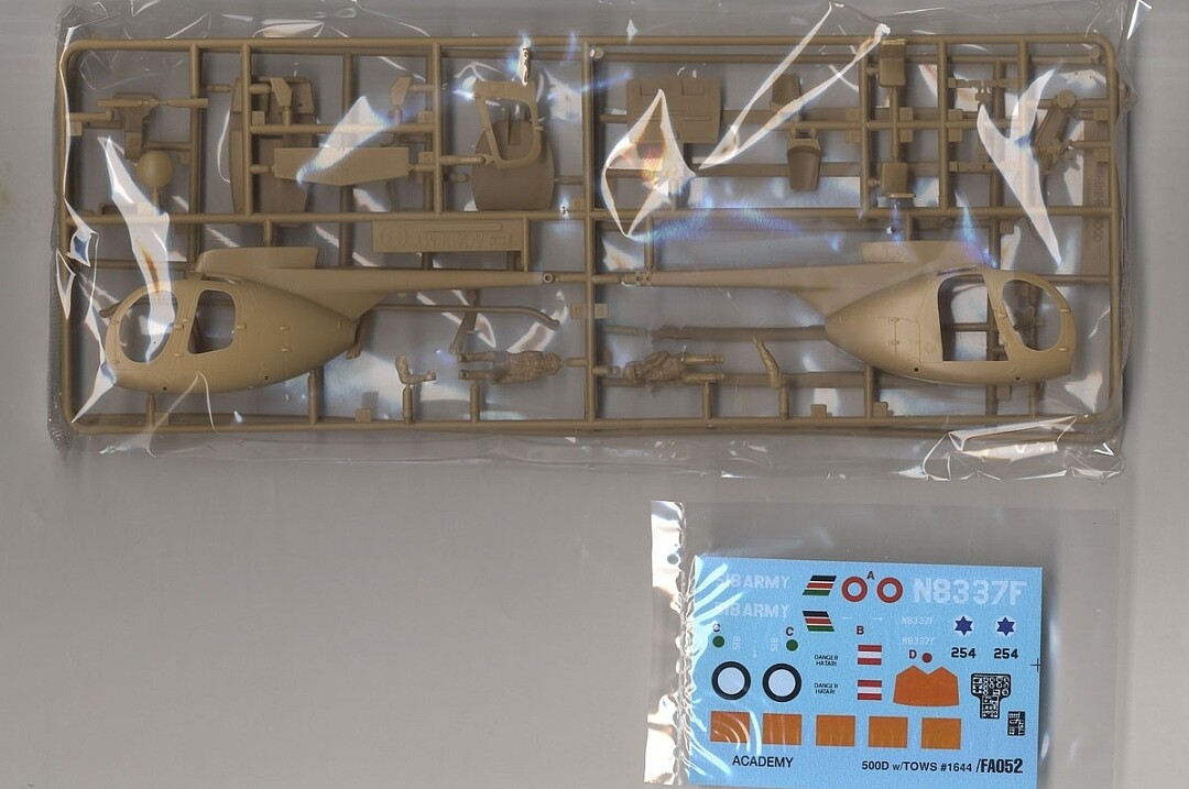 Hughes 500D Tow Helicopter -- Plastic Model Helicopter Kit -- 1/48 ...