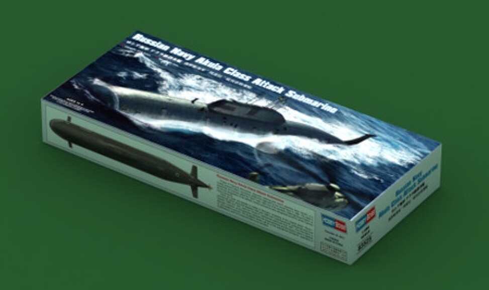 SSN Akula Class Submarine -- Plastic Model Military Ship Kit -- 1/350 ...