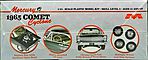 Moebius 1965 Mercury Comet Cyclone Plastic Model Car Kit 1/25 Scale #1210