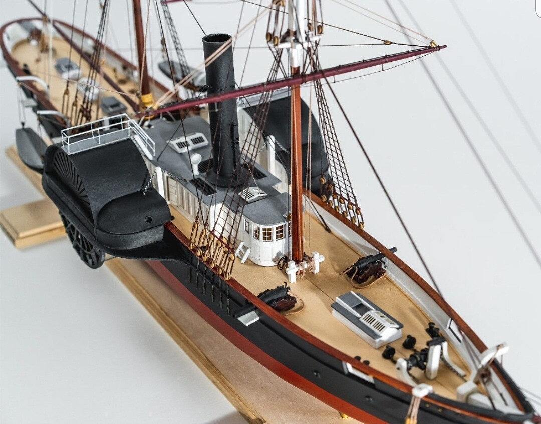 Harriet Lane Gunboat -- Wooden Model Ship Kit -- 1/96 Scale -- #2010 ...