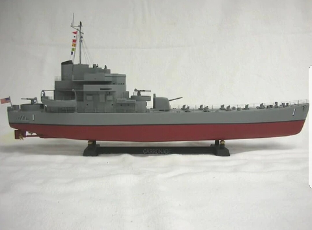 USS Carronade Bobtail Battle Cruiser -- Plastic Model Military Ship Kit ...