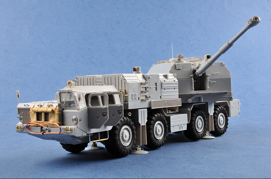 Russian A222 Coastal Defense Gun -- Plastic Model Military Vehicle Kit ...