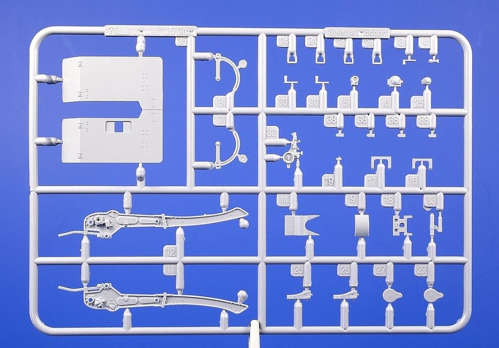 7,5cm M15 Mountain Gun (New Tool) -- Plastic Model Military Vehicle ...