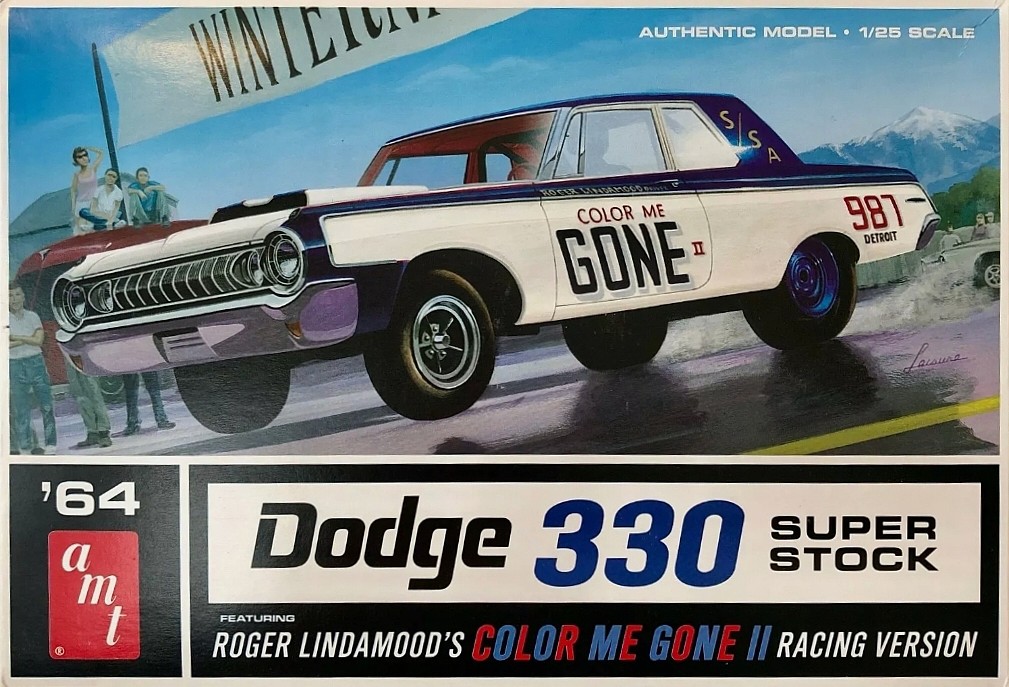 Color Me Gone 1964 Dodge 300 Superstock -- Plastic Model Car Kit -- 1/ ...