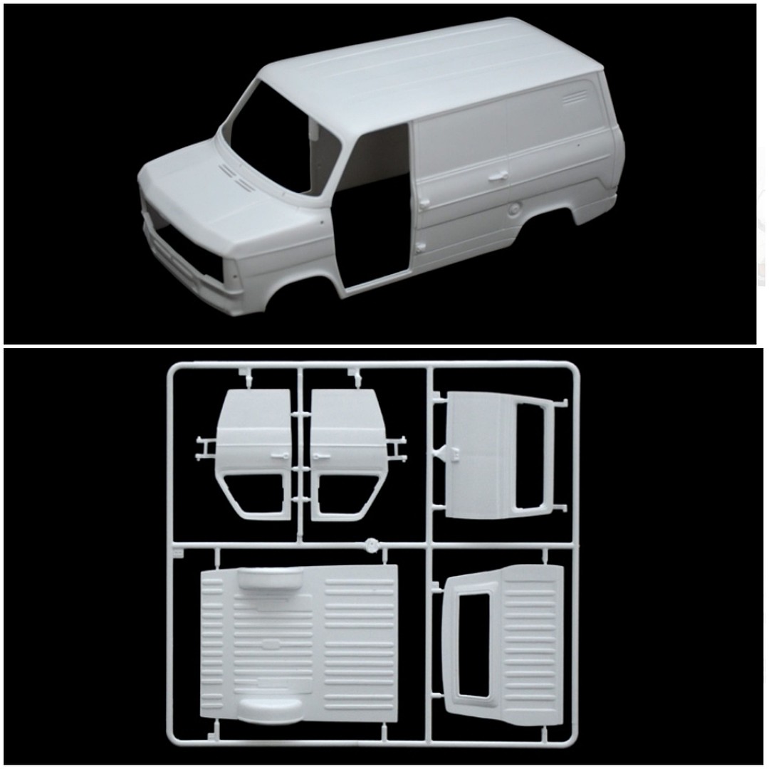 Ford Transit Van Mk.II -- Plastic Model Van Kit -- 1/24 Scale -- #3687s ...