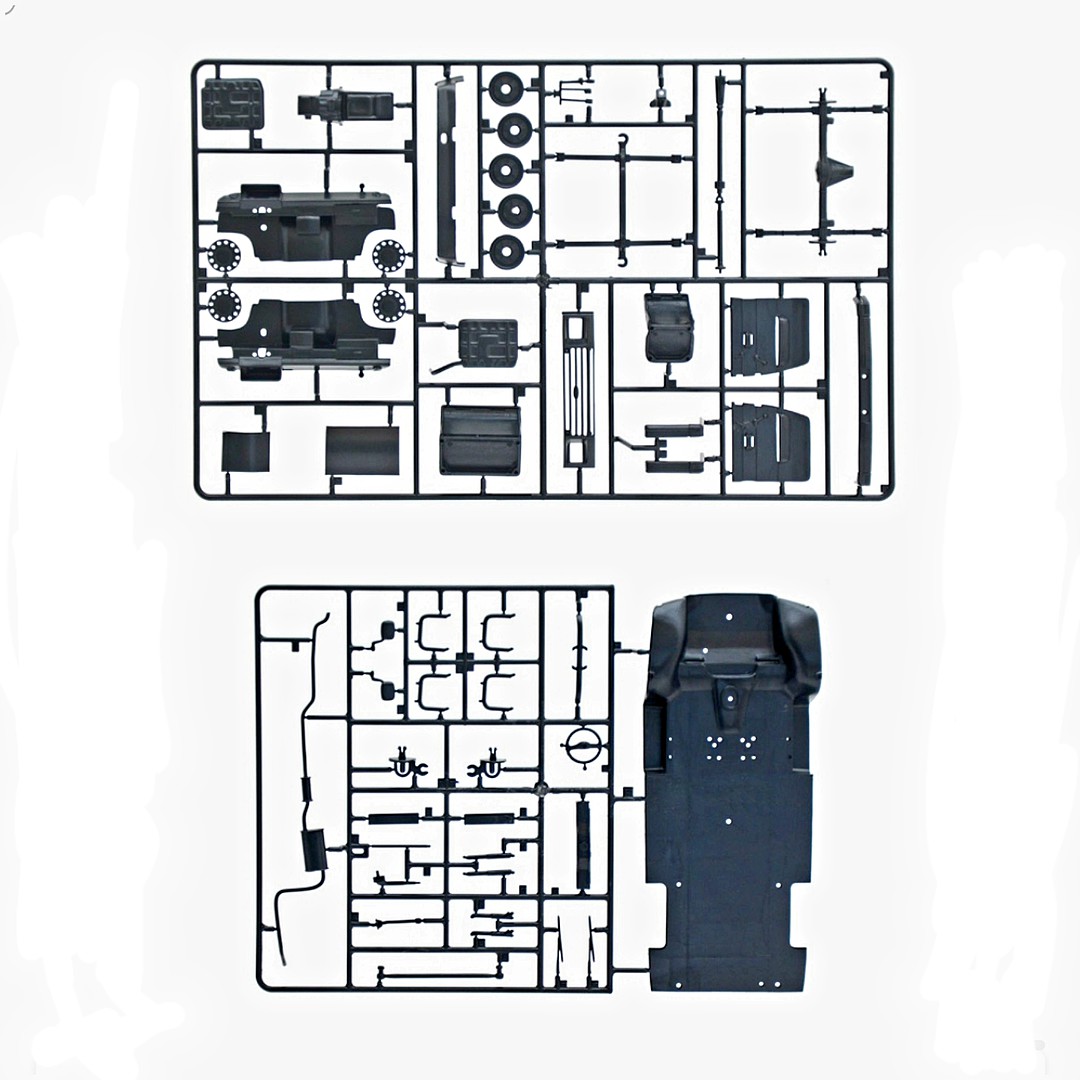 Ford Transit Van Mk.II -- Plastic Model Van Kit -- 1/24 Scale -- #3687s ...