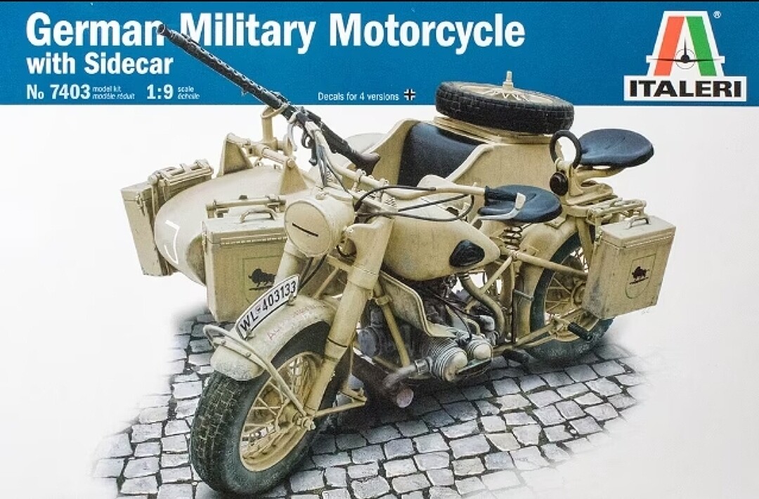 BMW R75 German Military Motorcyle -- Plastic Model Military Vehicle Kit ...