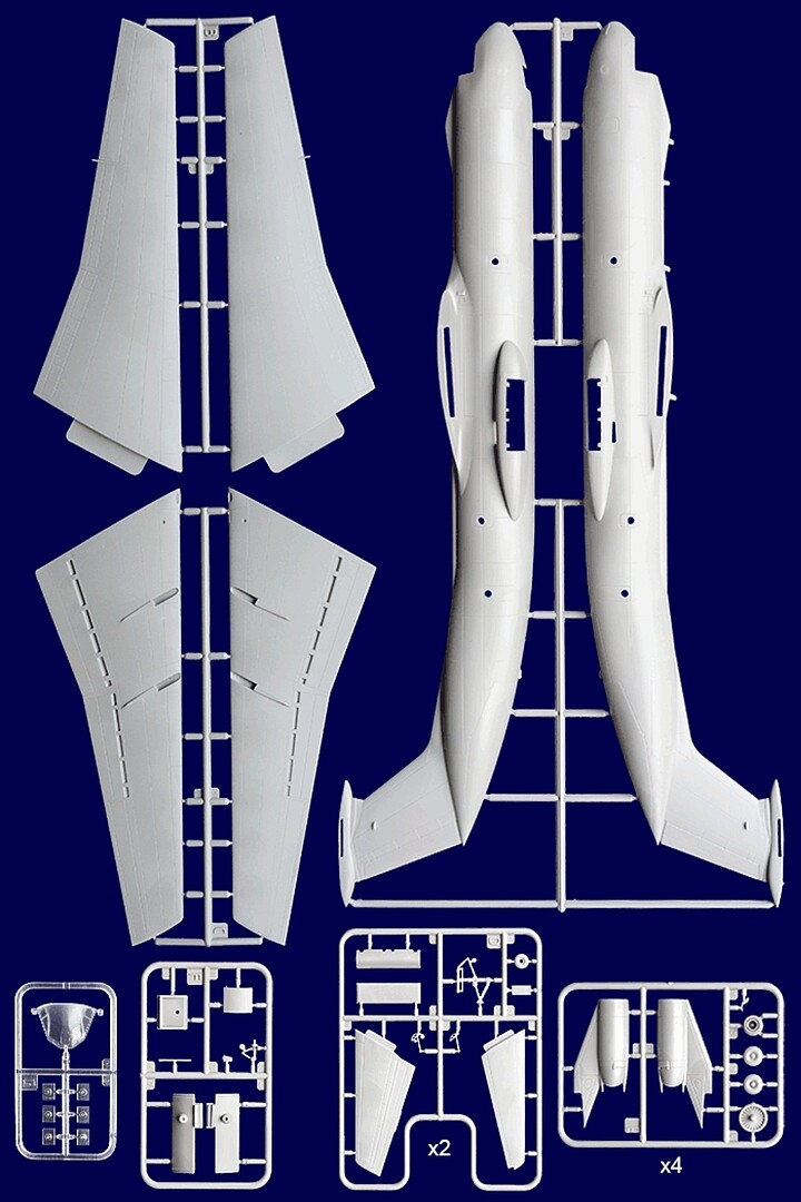 Lockheed C-141B Starlifter -- Plastic Model Airplane Kit -- 1/144 Scale ...