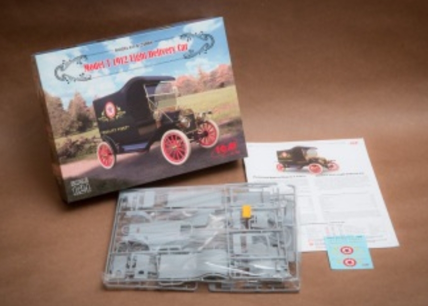Model T 1912 Light Delivery Car -- Plastic Model Car Kit -- 1/24 Scale ...