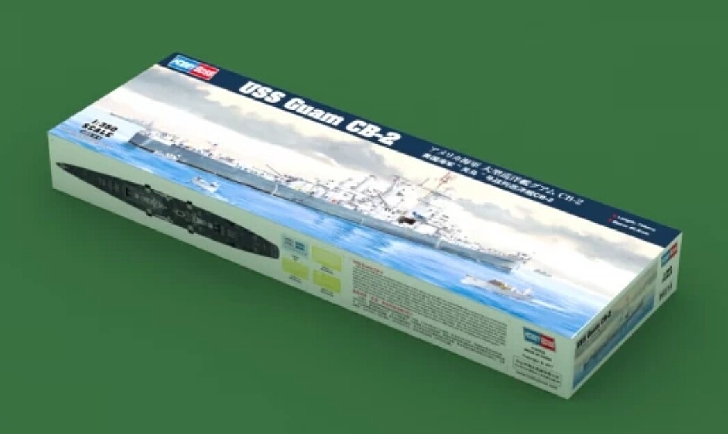 USS Guam Cb-2 -- Plastic Model Military Ship Kit -- 1/350 Scale ...
