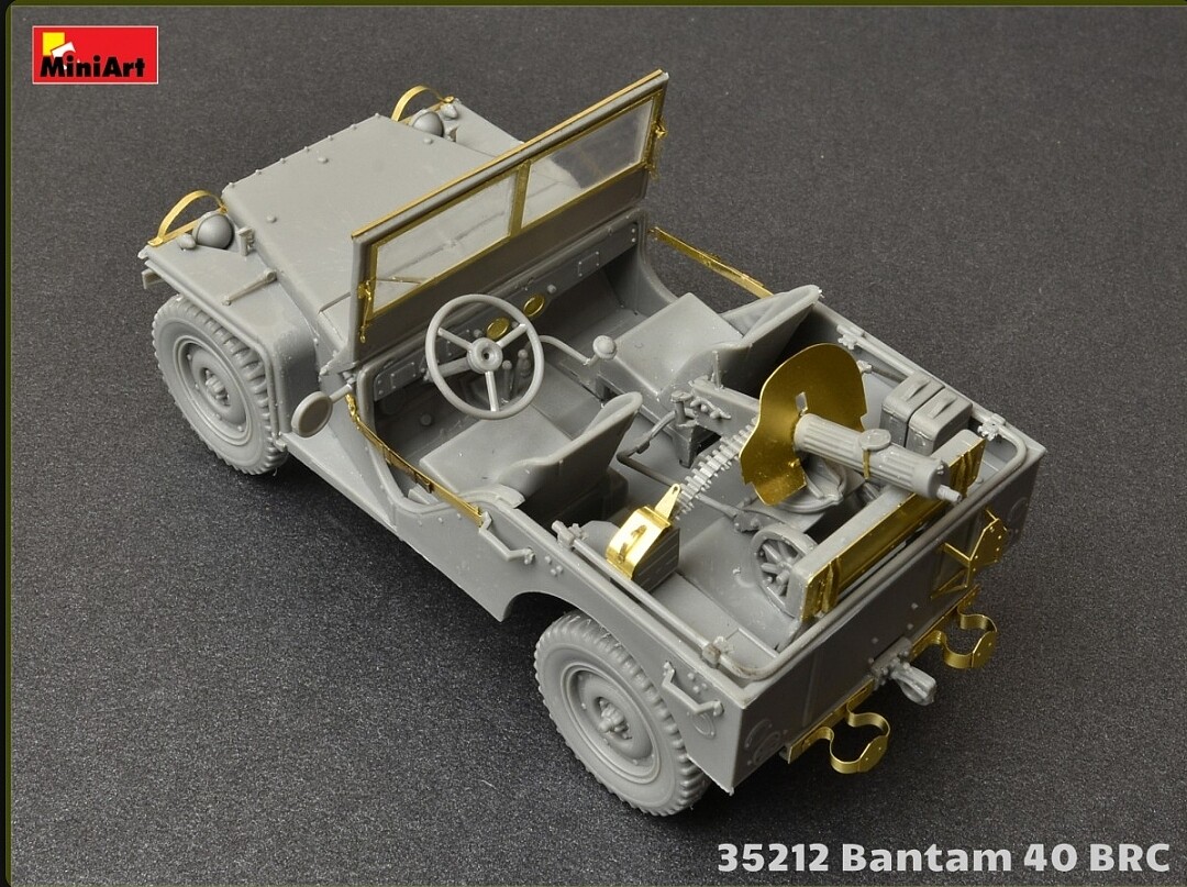 WWII Bantam 40 BRC Military Car -- Plastic Model Military Vehicle Kit ...