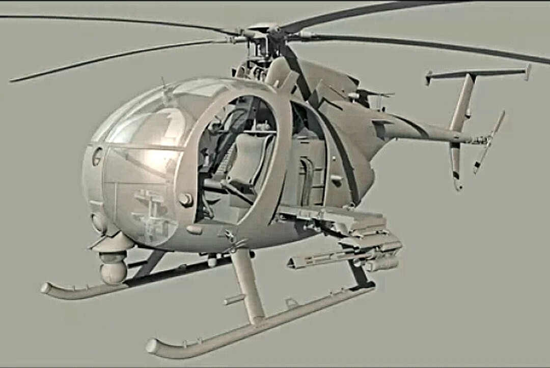 AH6J/MH6J Little Bird Nightstalkers -- Plastic Model Helicopter Kit ...