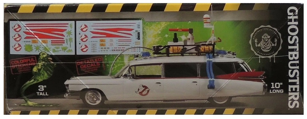 Ghostbusters, Ecto-1 with Slimer -- Snap Tite Plastic Model Vehicle Kit ...
