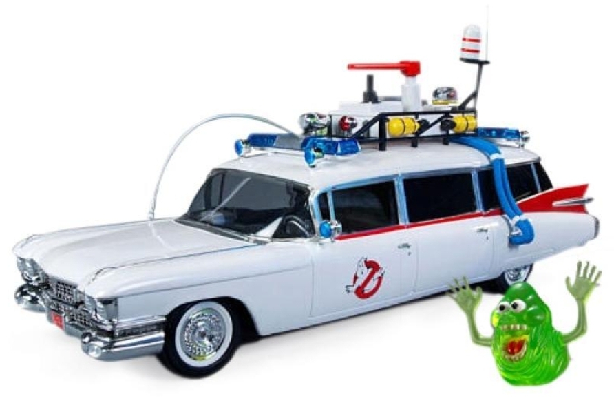 Ghostbusters, Ecto-1 with Slimer -- Snap Tite Plastic Model Vehicle Kit ...