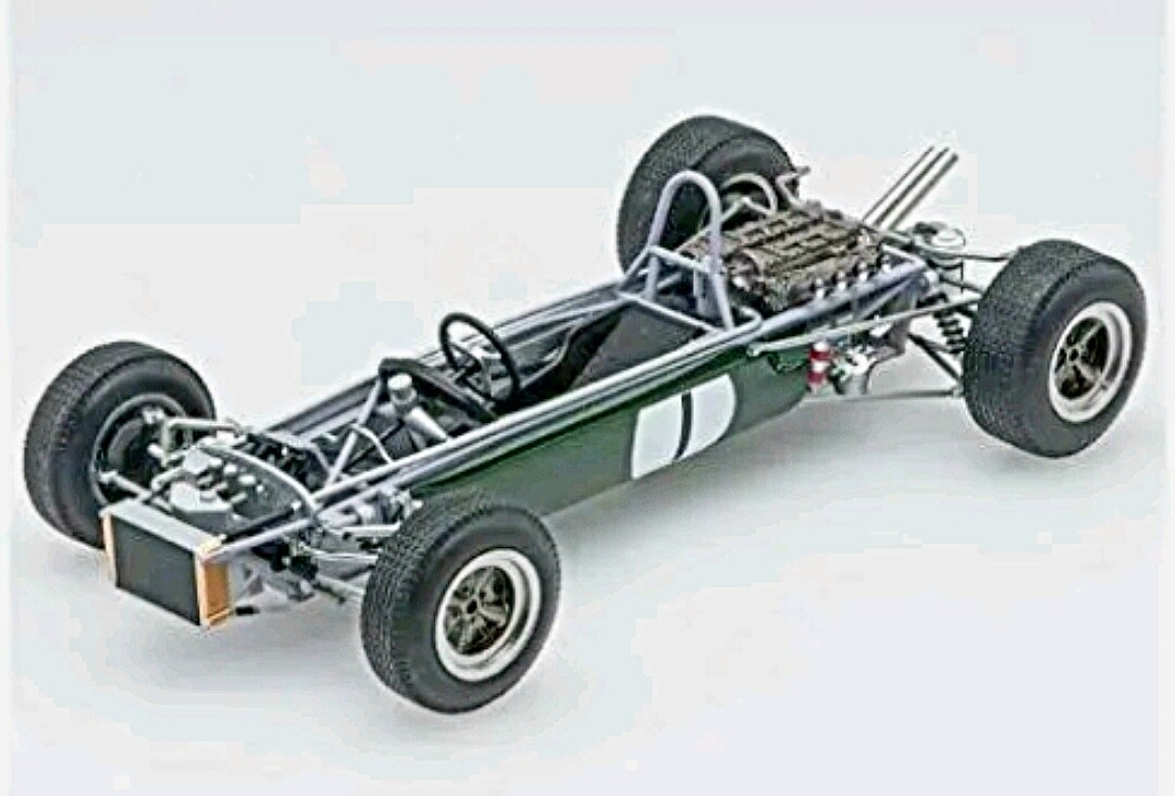 1966 Brabham Honda BT18 F2 Champion Race Car -- Plastic Model Car ...